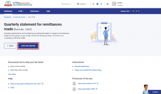 Form 15CC User Manual | Income Tax Department
