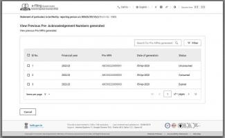 Form 10BD-BE User Manual | Income Tax Department