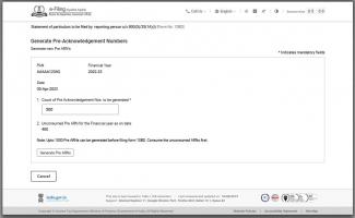 Form 10BD-BE User Manual | Income Tax Department