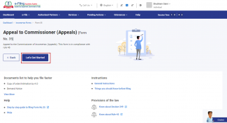 Form 35 User Manual | Income Tax Department