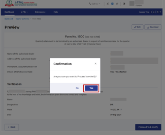 Form 15CC User Manual | Income Tax Department