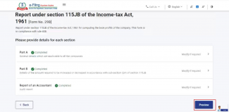 Form 29B User Manual | Income Tax Department