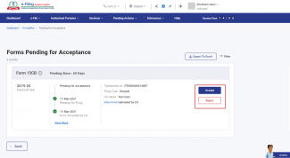 Form 15 CA User Manual | Income Tax Department