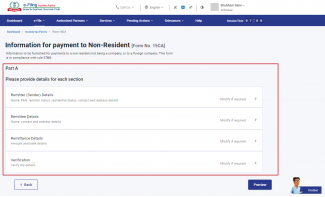 Form 15 CA User Manual | Income Tax Department