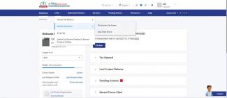 Dashboard and Worklist (Taxpayer) User Manual | Income Tax Department