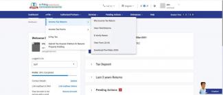 Dashboard and Worklist (Taxpayer) User Manual | Income Tax Department