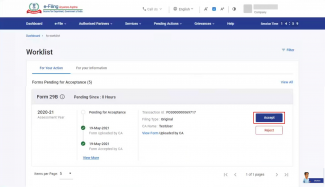 Form 29B User Manual | Income Tax Department