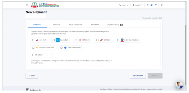 How to Generate Challan Form User Manual | Income Tax Department
