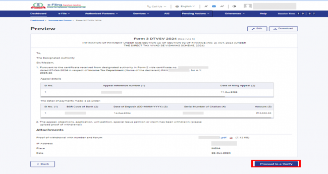 DTVSV- 2024 _Form 3 User Manual | Income Tax Department