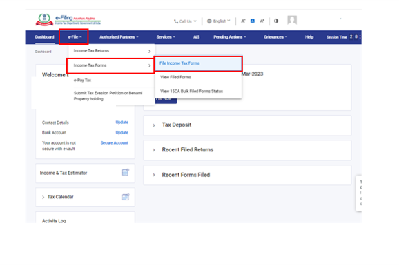 Form 35 User Manual | Income Tax Department