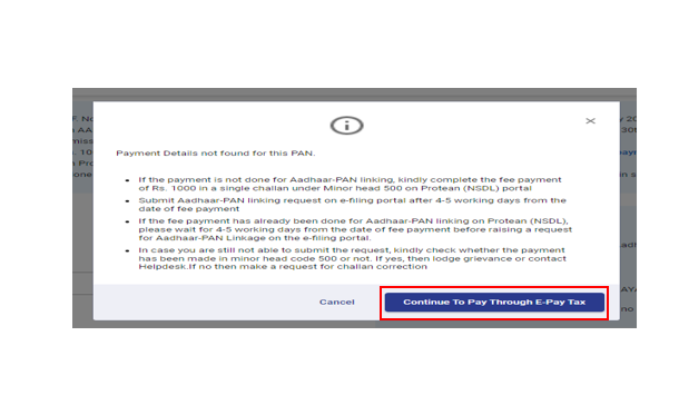 Link Aadhaar User Manual | Income Tax Department