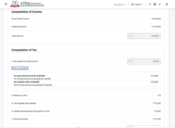 File ITR-1 (Sahaj) Online User Manual | Income Tax Department