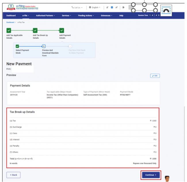 How to Generate Challan Form User Manual | Income Tax Department