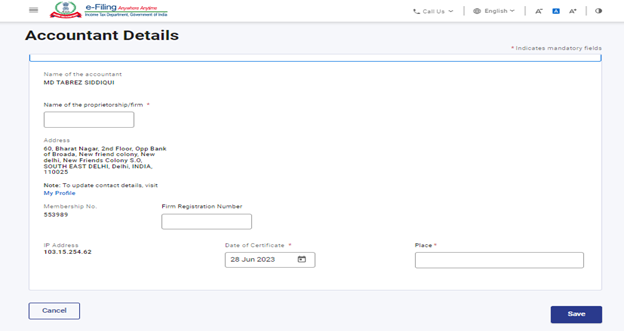Form15CB User Manual | Income Tax Department