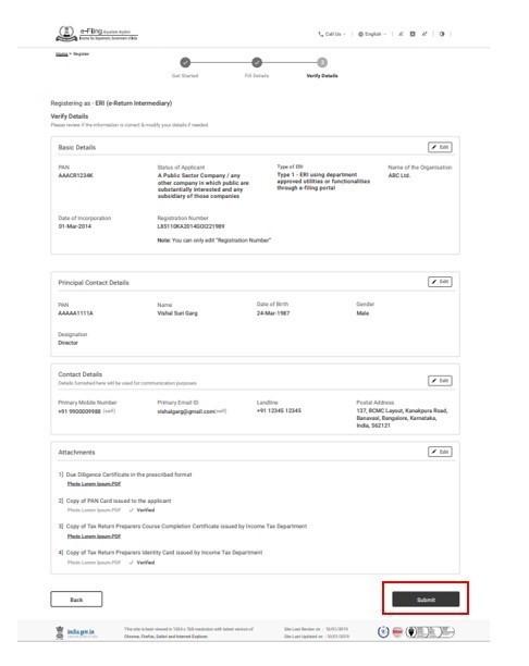 Registration | Income Tax Department