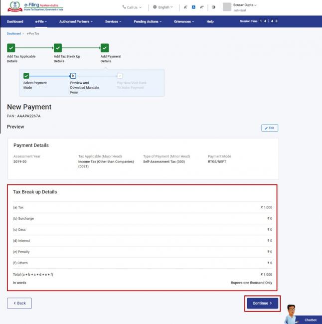 How to Generate Challan Form User Manual | Income Tax Department