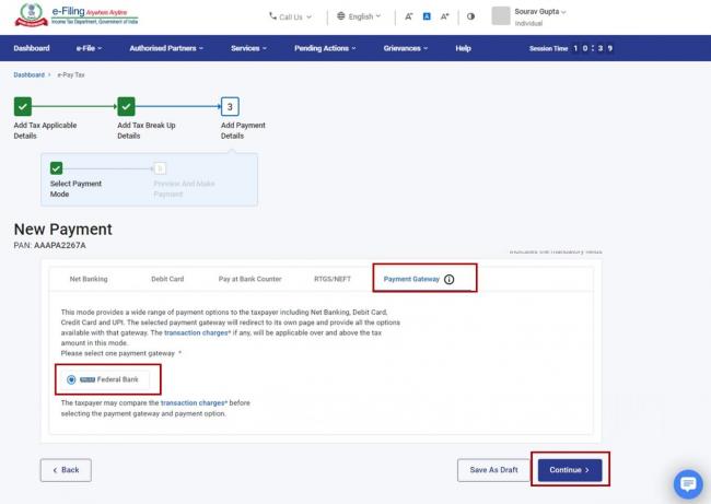 How to Generate Challan Form User Manual | Income Tax Department