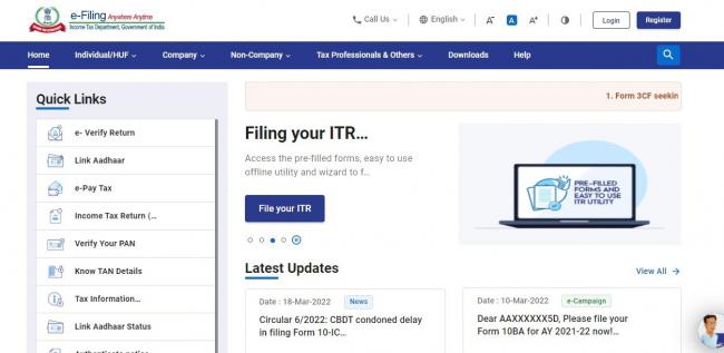 Form 10BD-BE User Manual | Income Tax Department