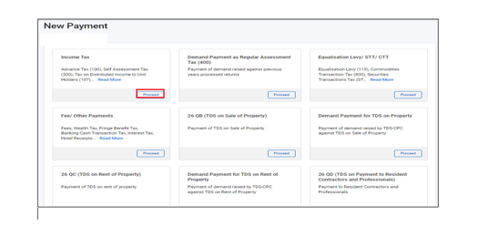 Tax payment through Net-banking User Manual | Income Tax Department