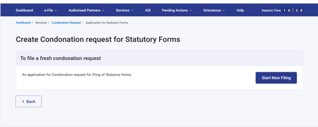 Condonation request for Form 10A u/s 12A User Manual | Income Tax ...