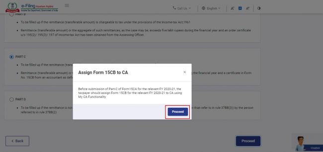Form 15 CA User Manual | Income Tax Department