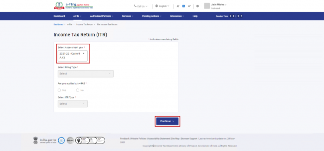 File ITR-1 (Sahaj) Online User Manual | Income Tax Department