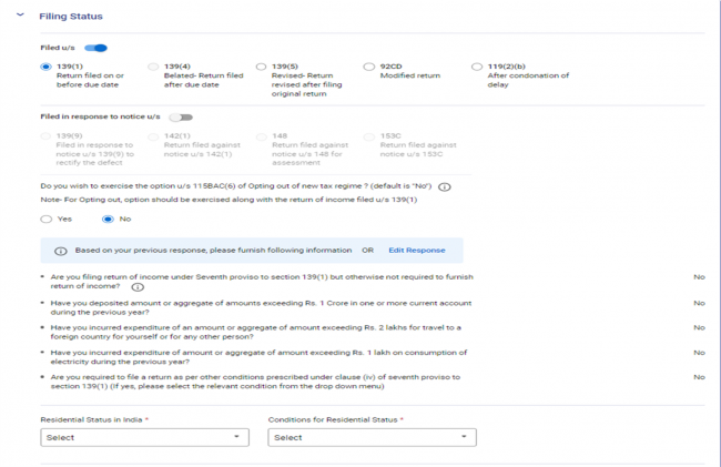 File ITR-2 Online User Manual | Income Tax Department