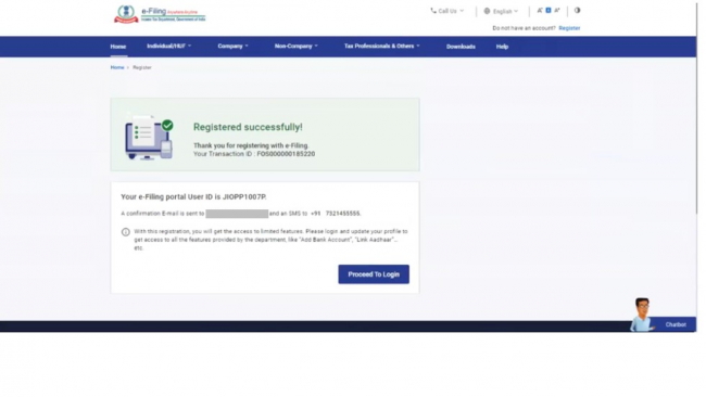 Register for e-Filing (External Agency) User Manual | Income Tax Department
