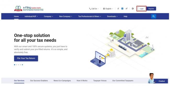 e-Filing Vault Higher Security User Manual | Income Tax Department