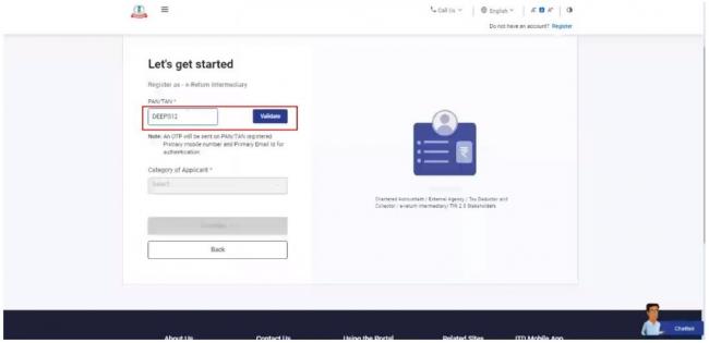 Registration | Income Tax Department