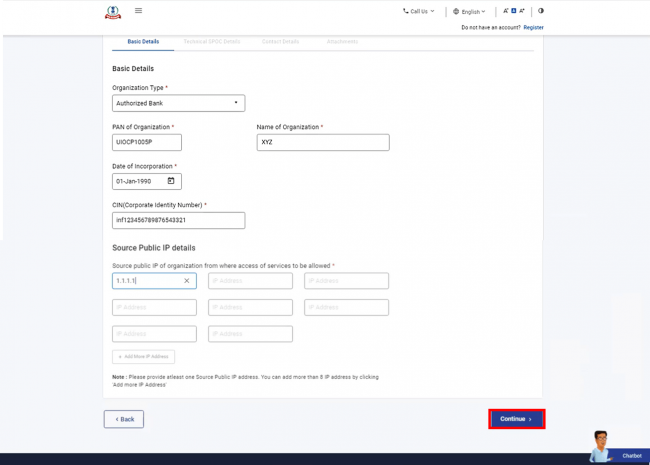 Register for e-Filing (TIN 2.0 Stakeholders) User Manual | Income Tax ...