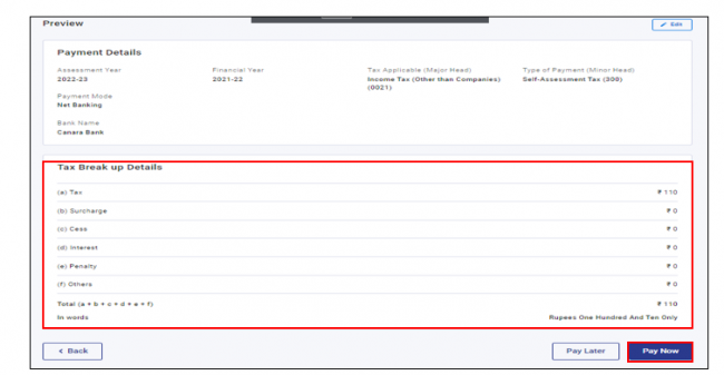 Tax payment through Net-banking User Manual | Income Tax Department